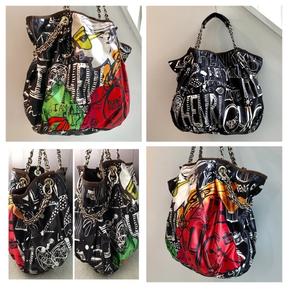 henri bendel | Bags | Henri Bendel Izak Girlnylove Satin Tote | Poshmark